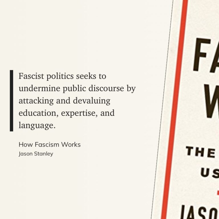 Today’s Thought: How Fascism Works – As I Was Saying
